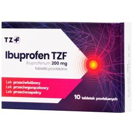 Ibuprofen TZF, 200 mg, tabl.powl., 10 szt